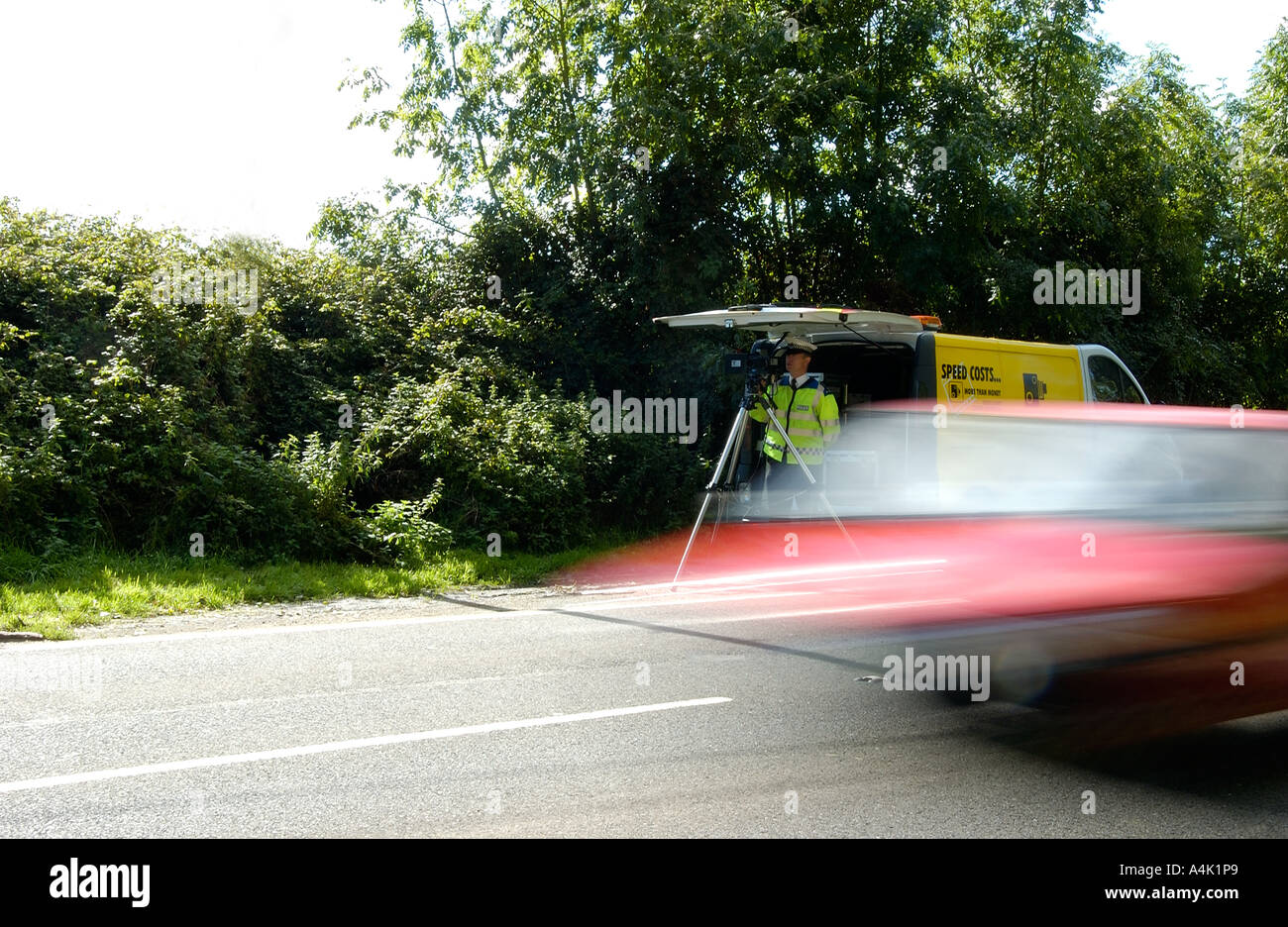 Police using speed camera motorway hi-res stock photography and images ...