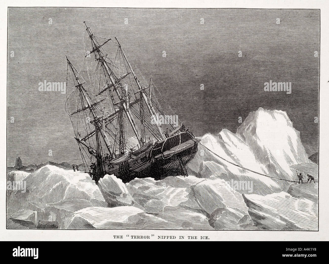 terror trapped ice Franklin expedition north west passage trapped ice ...