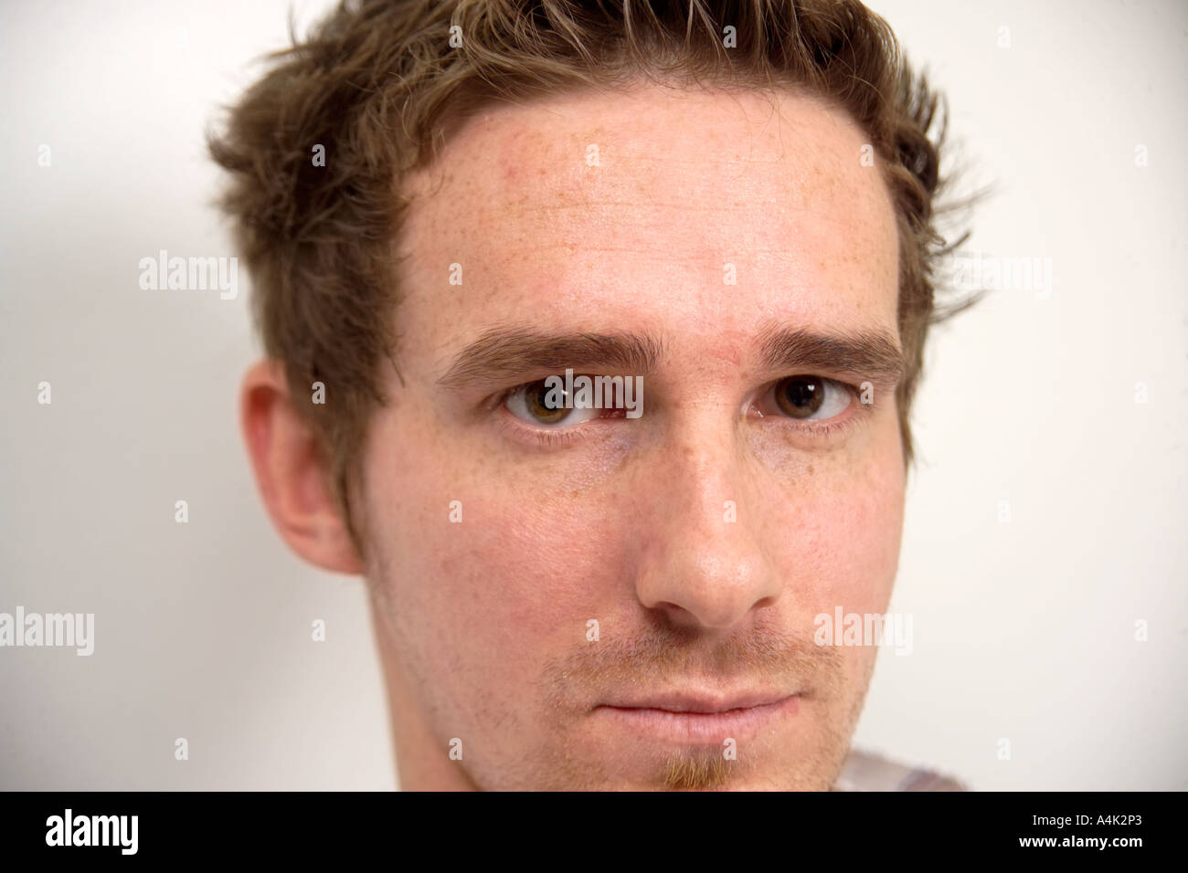 man headshot eye contact Stock Photo - Alamy