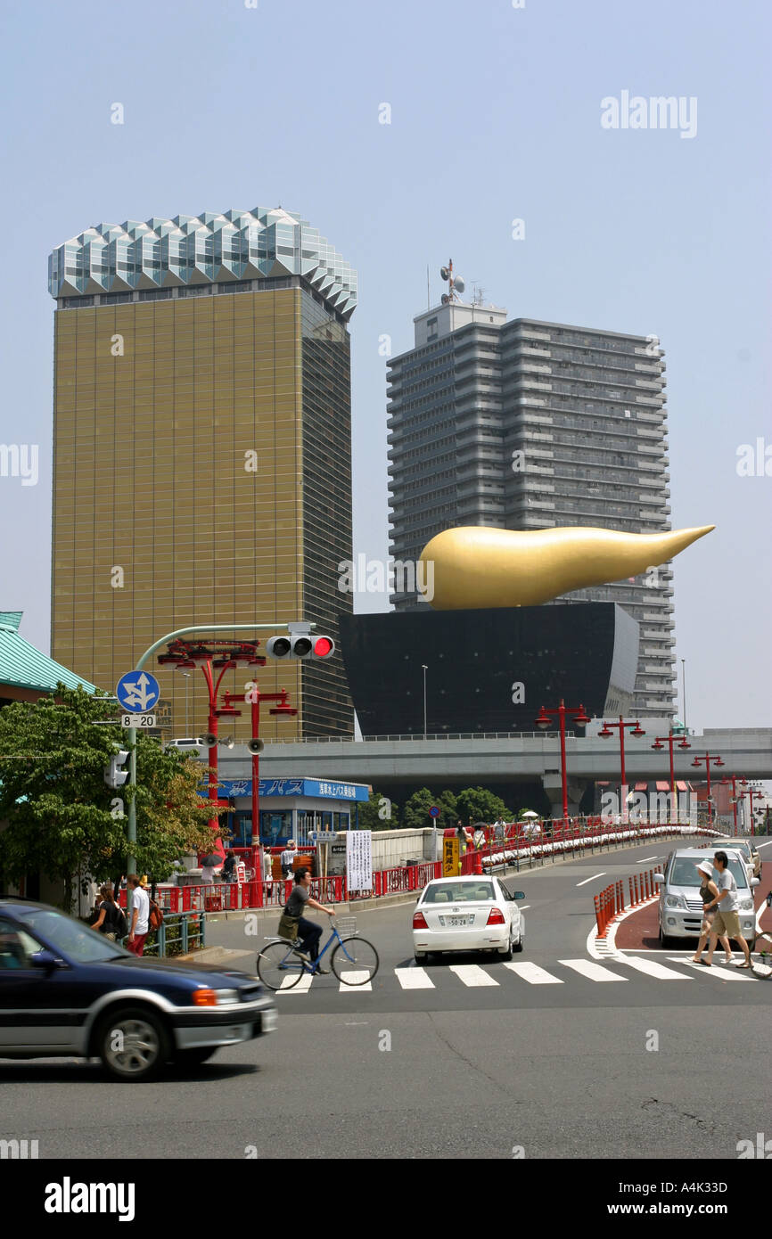 Asahi building design hi-res stock photography and images - Alamy