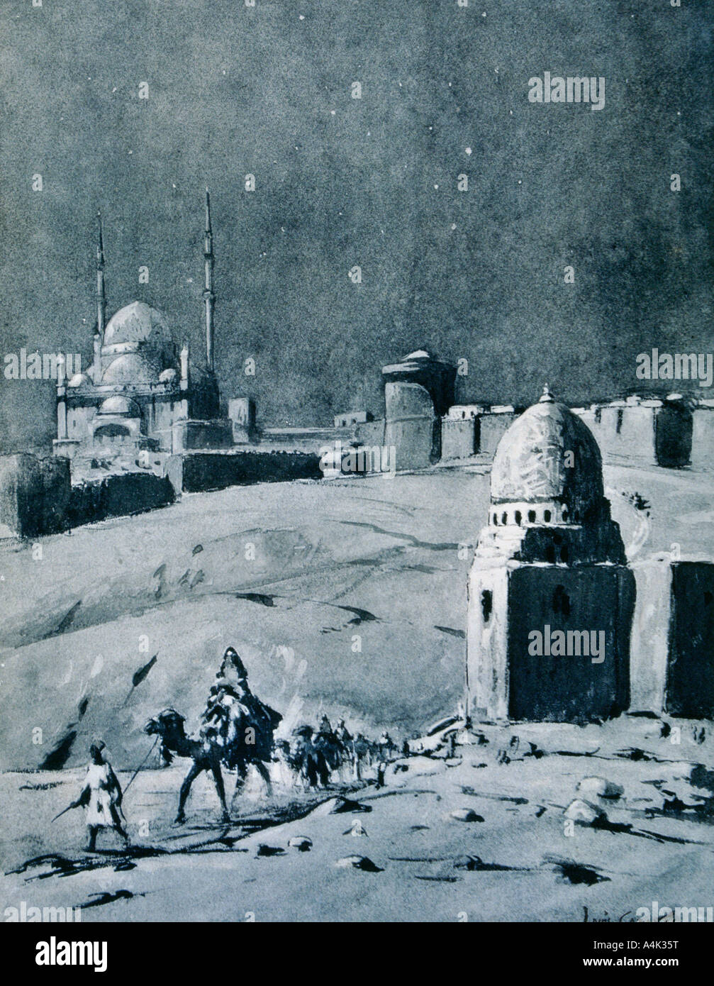 Moonlight Mosque High Resolution Stock Photography and Images - Alamy