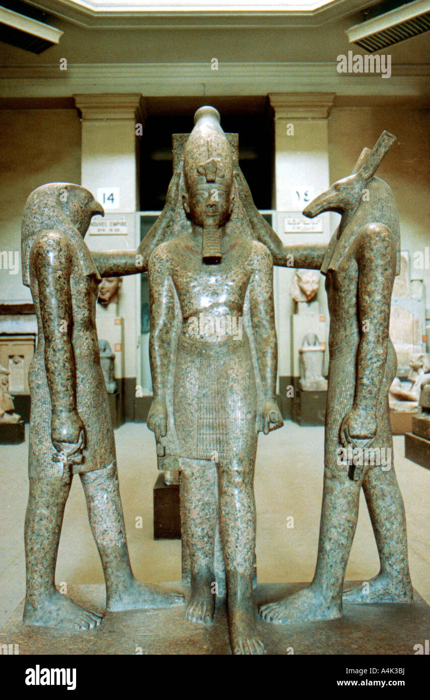 Statue of Rameses III, Egypt. Artist: Unknown Stock Photo - Alamy