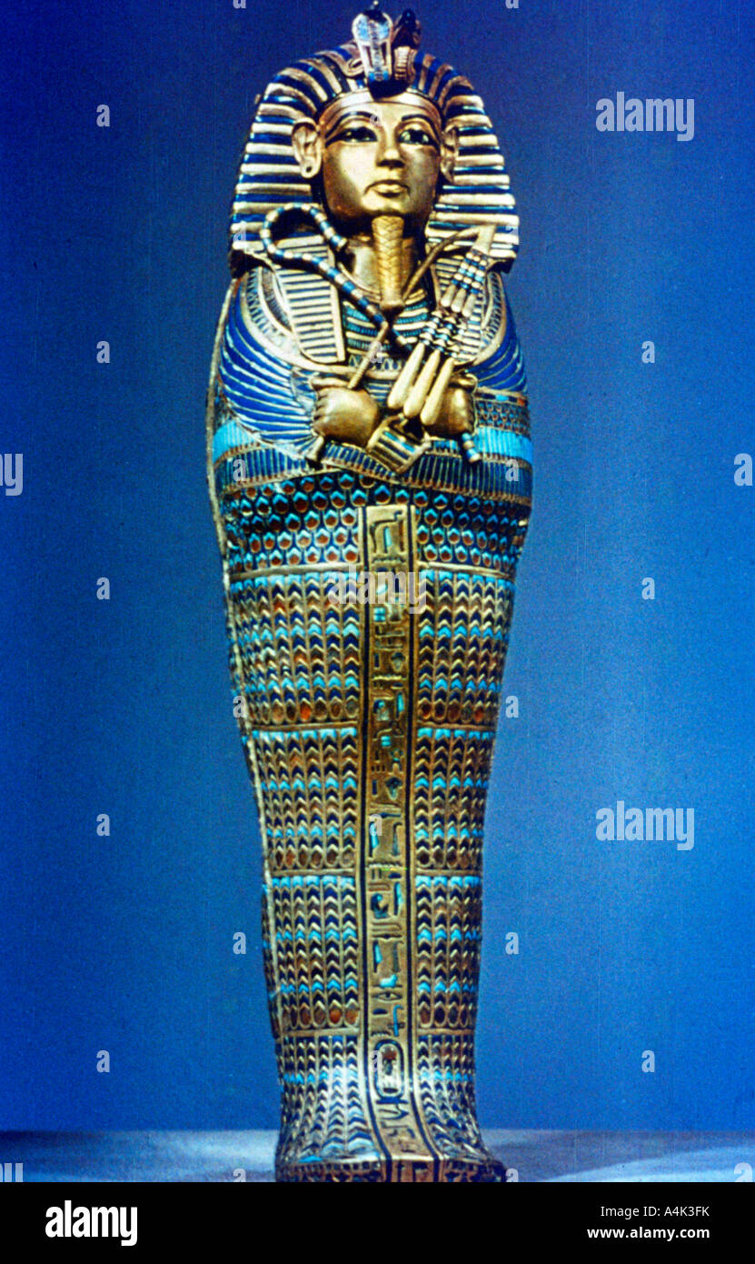 Tutankhamun coffin hi-res stock photography and images - Alamy