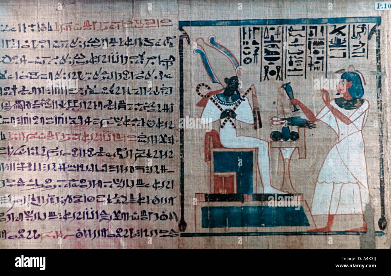 Egyptian book of the dead hi-res stock photography and images - Alamy