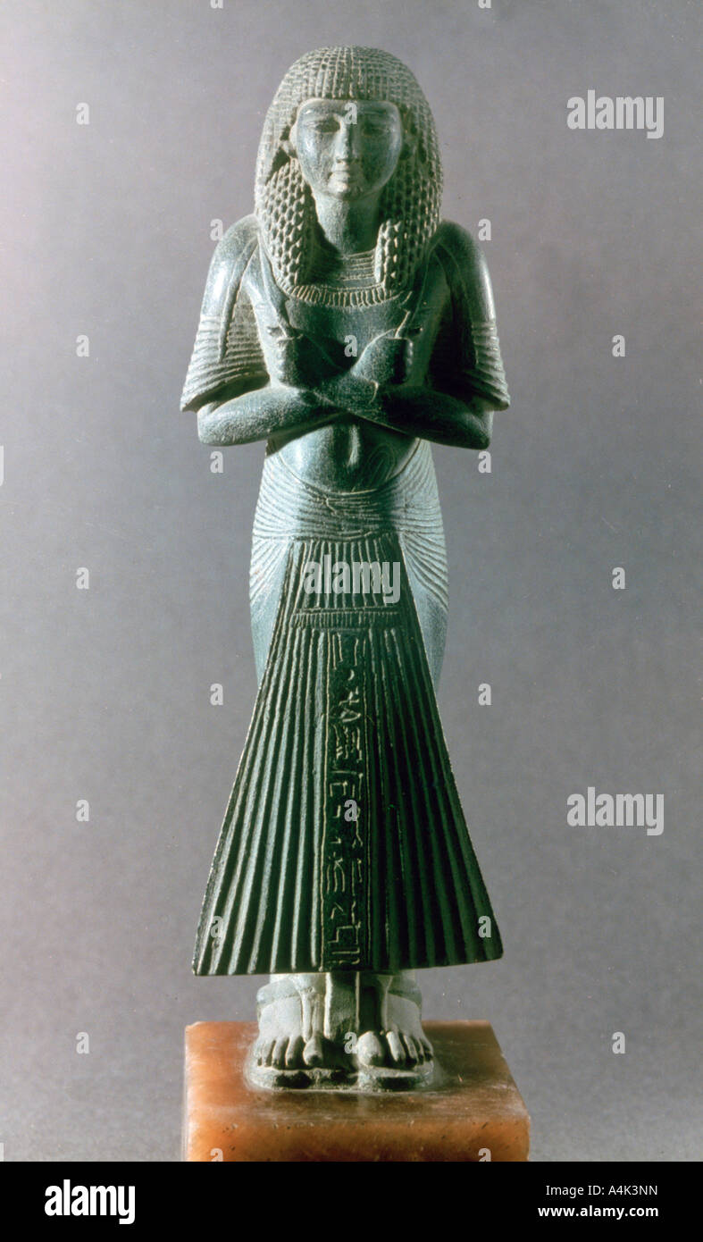 Shabti or Ushabti a funerary figurine Egypt 18th Dynasty Stock Photo ...
