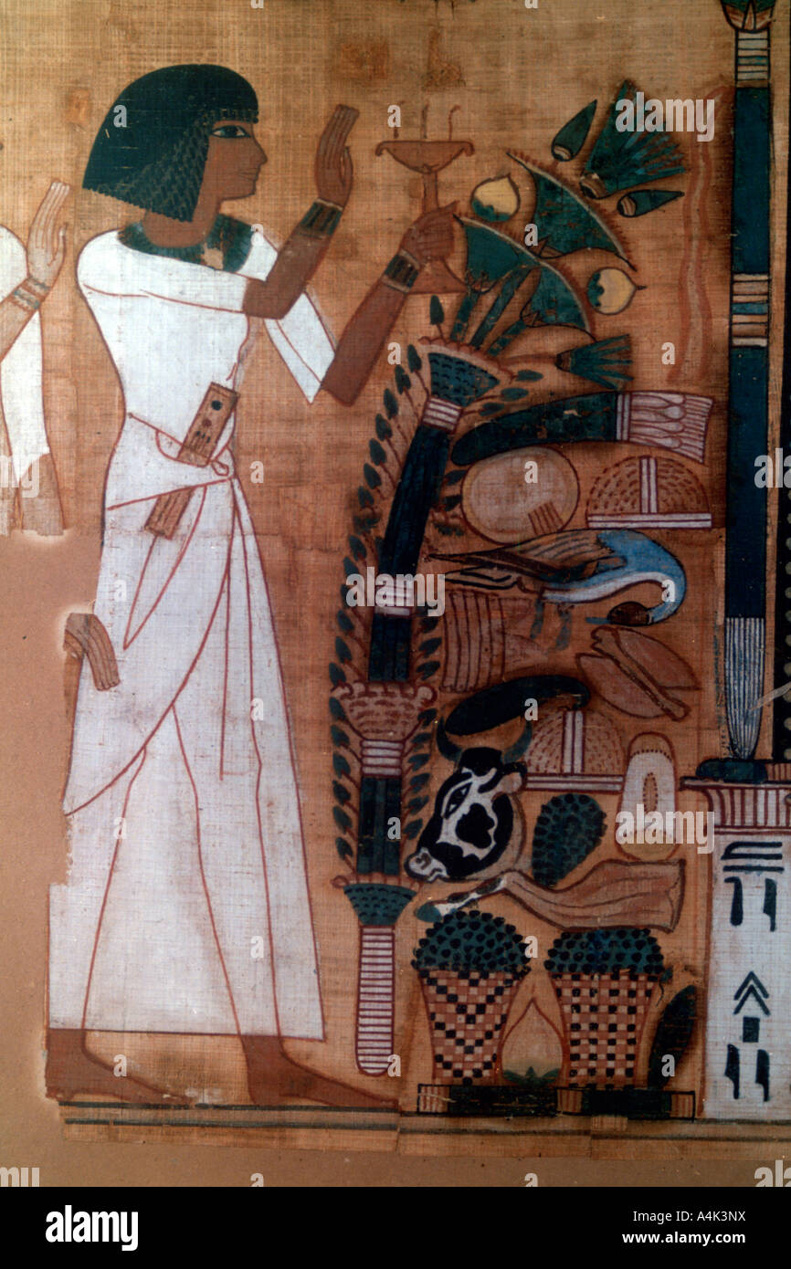'The Fumigation of Osiris', the Book of the Dead of Neb-Qued, Egyptian ...