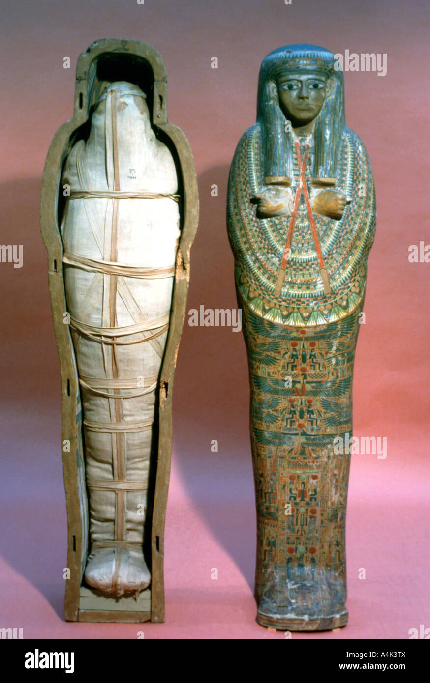 Mummy and Coffin, Egyptian, 21st Dynasty. Artist: Unknown Stock Photo ...
