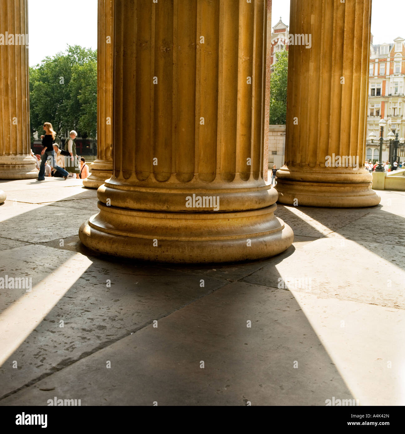 outside British Museum terrace Stock Photo - Alamy