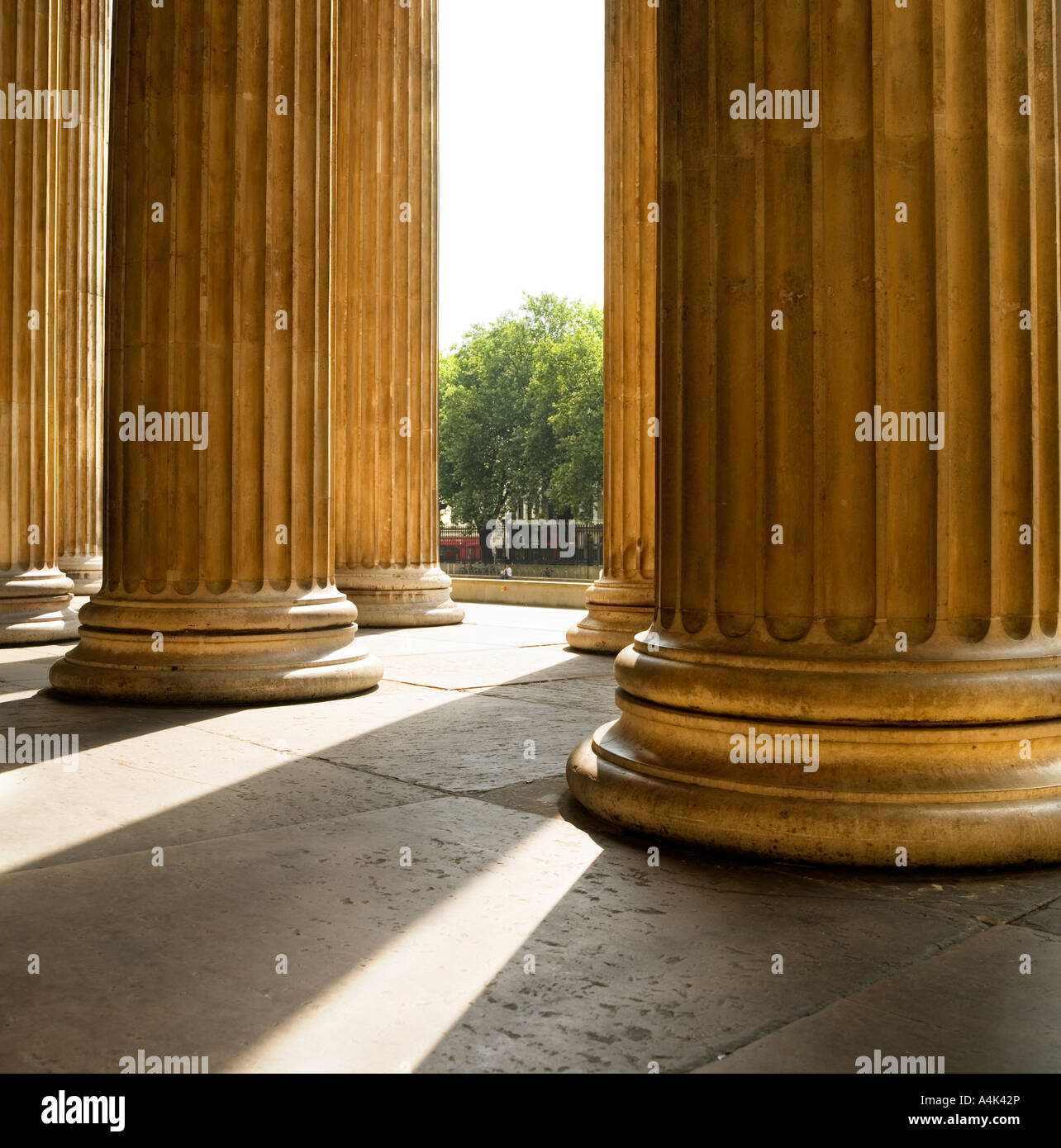 outside British Museum terrace Stock Photo - Alamy