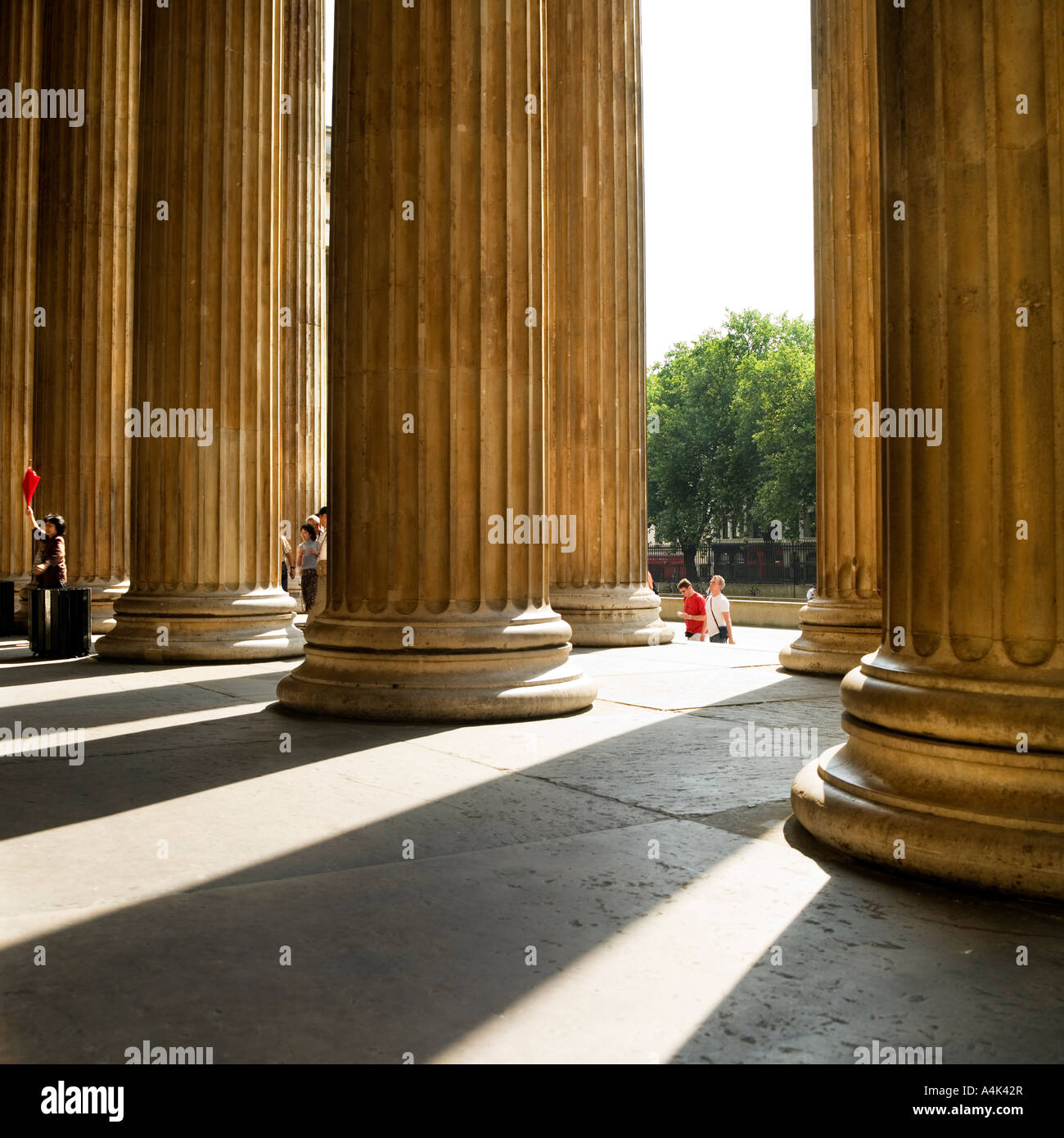 outside British Museum terrace Stock Photo - Alamy