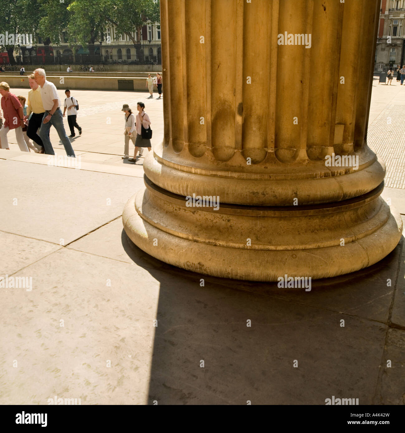 outside British Museum terrace Stock Photo - Alamy