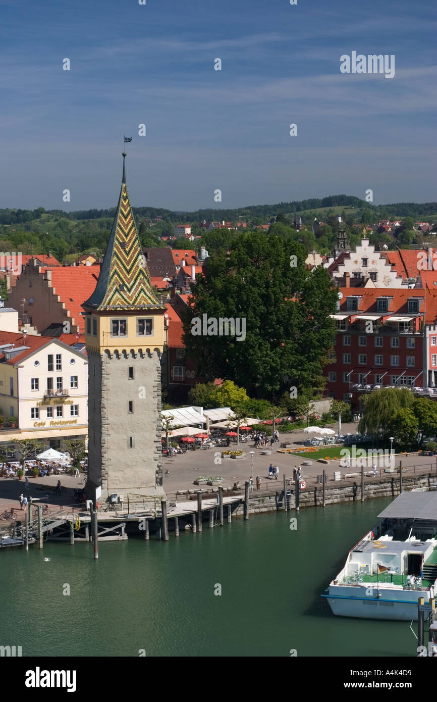 Lindau at Lake Constance port old lighthouse Germany Stock Photo - Alamy