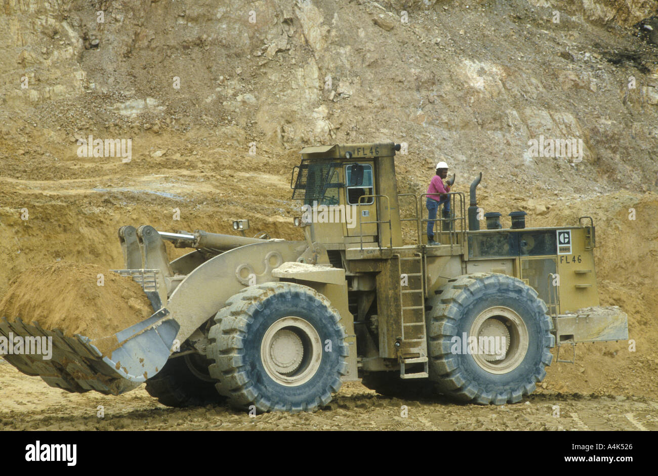 front end loader in mine Stock Photo - Alamy