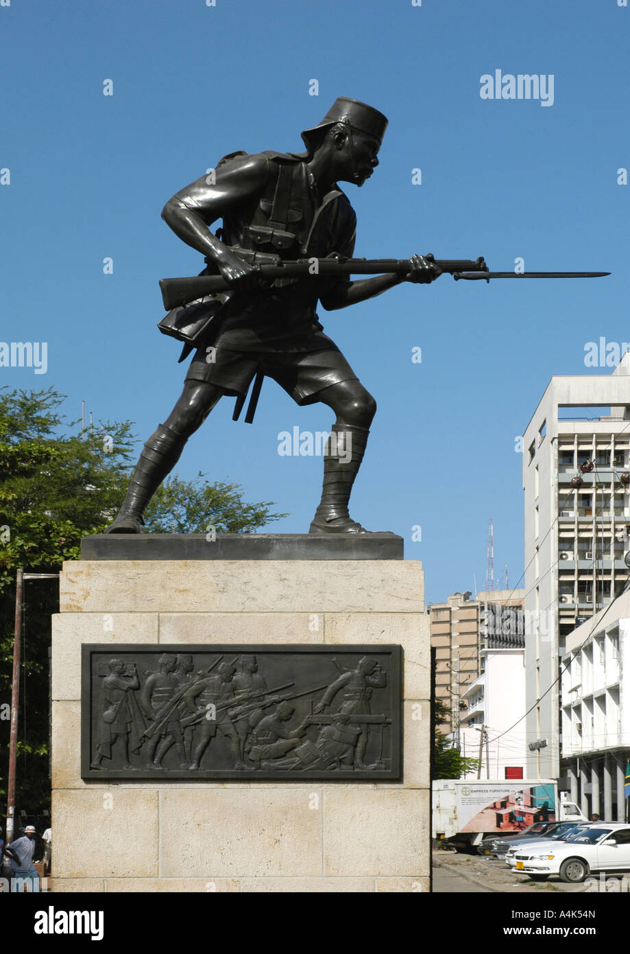The Askari Monument, Dar es Salaam; Tanzania Stock Photo - Alamy