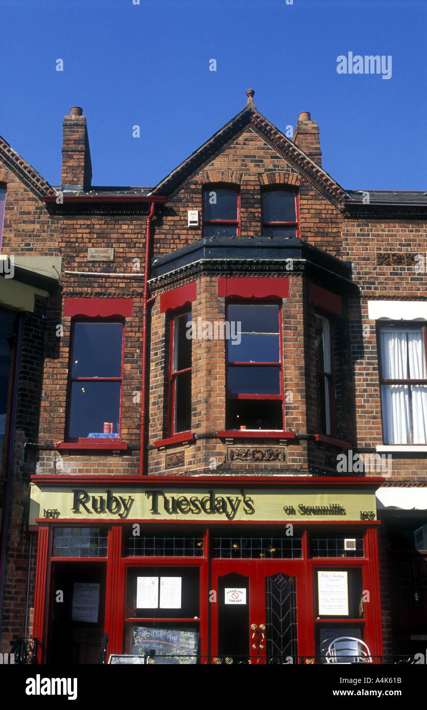 Ruby Tuesday Restaurant and Bar Stranmillis Road Belfast Northern ...