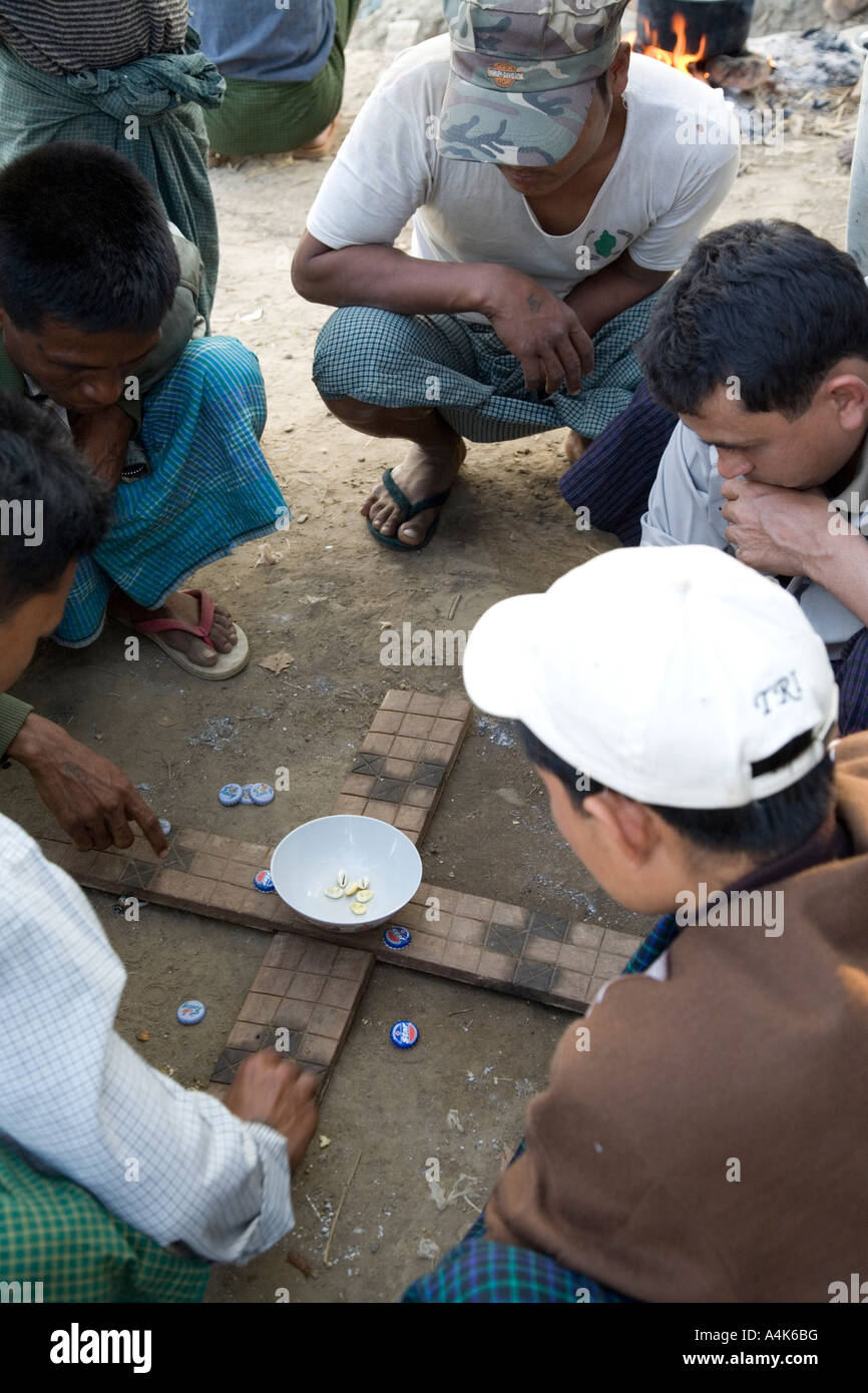 Board Game, Katha, Myanmar Stock Photo - Alamy