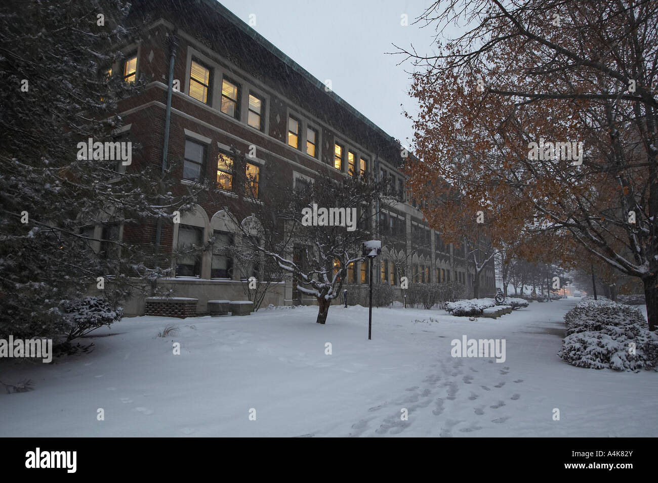 Purdue Campus Building Stock Photo - Alamy