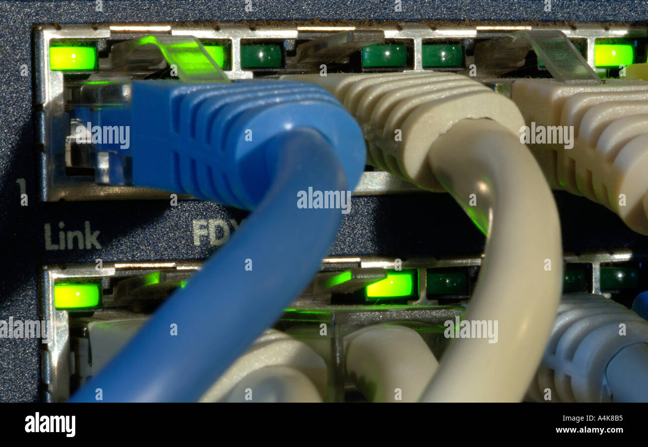 Server plugs hi-res stock photography and images - Alamy