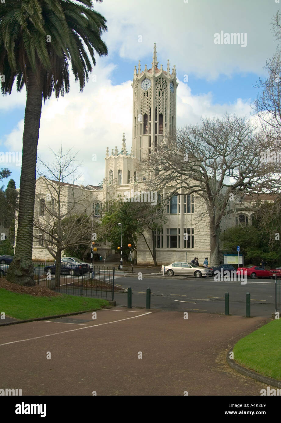 Clock Tower Auckland University campus Buildings Auckland New Zealand ...
