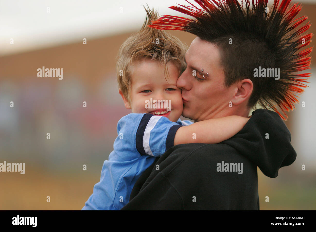 Portrait of boy with mohawk hairstyle hi-res stock photography and ...