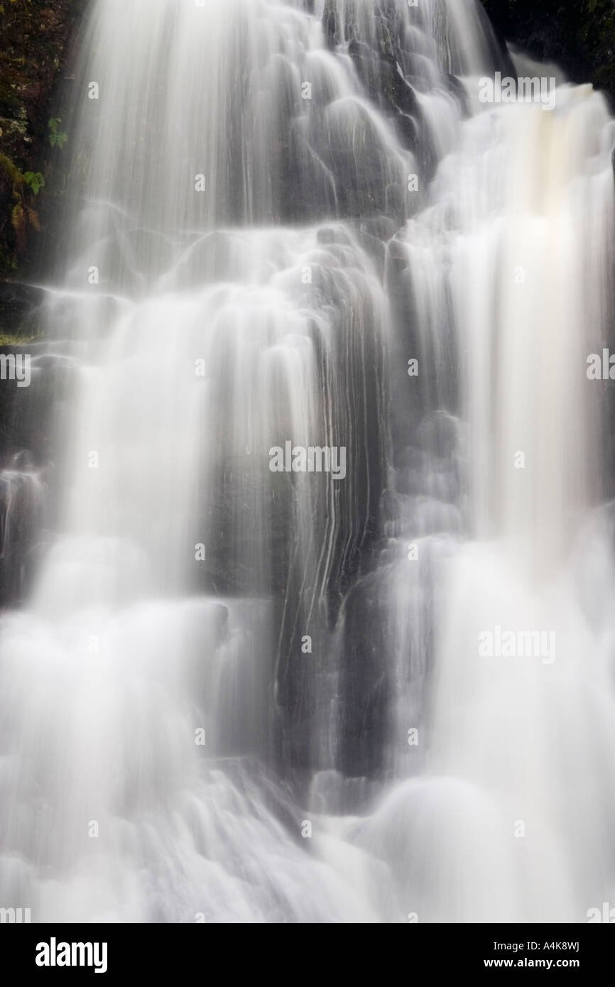 Waterfall showing motion blur Stock Photo - Alamy