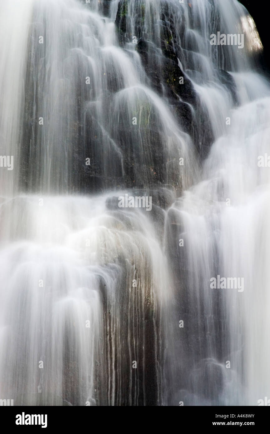 Waterfall showing motion blur Stock Photo - Alamy