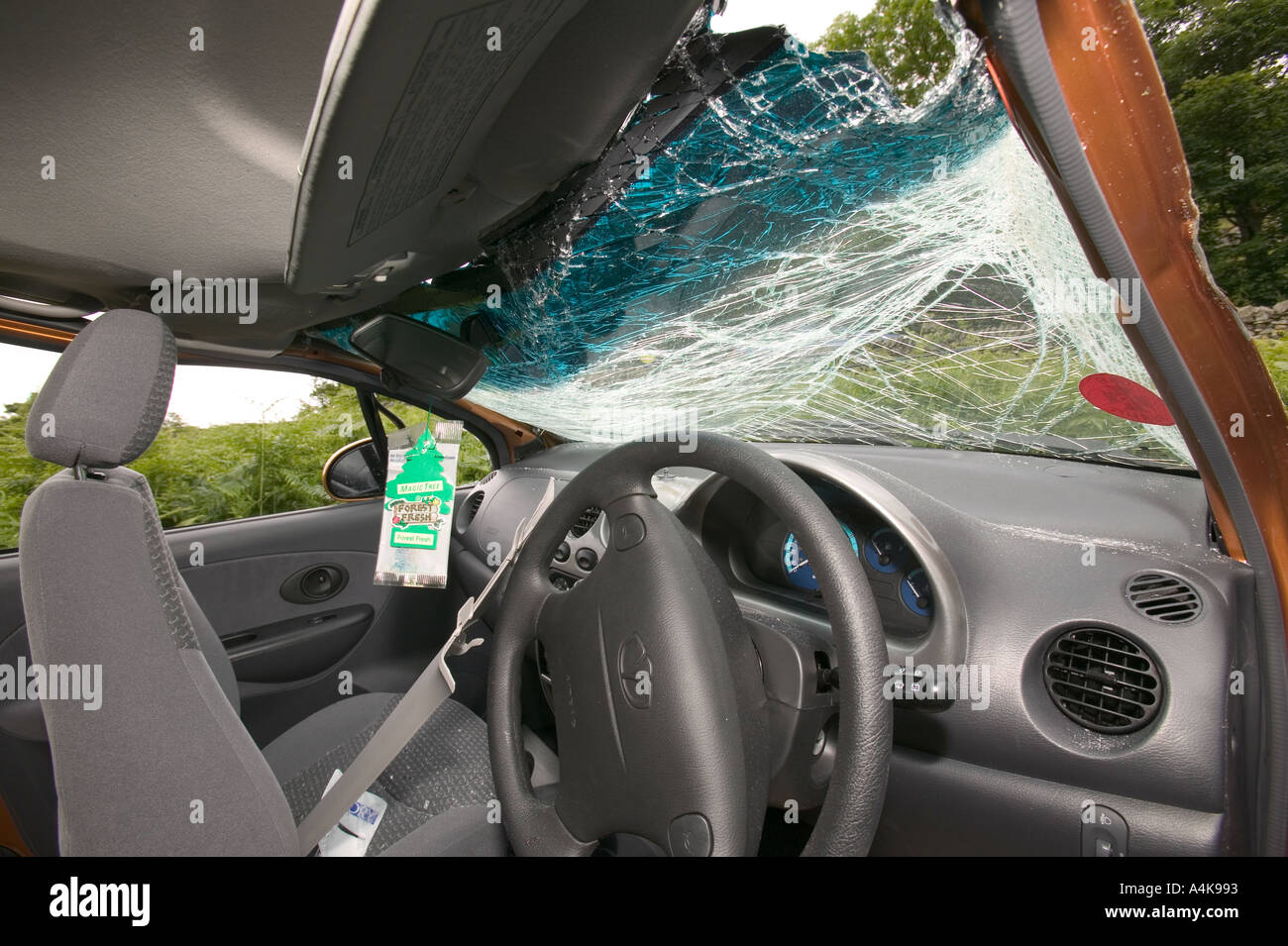 Car crash following hi-res stock photography and images - Alamy
