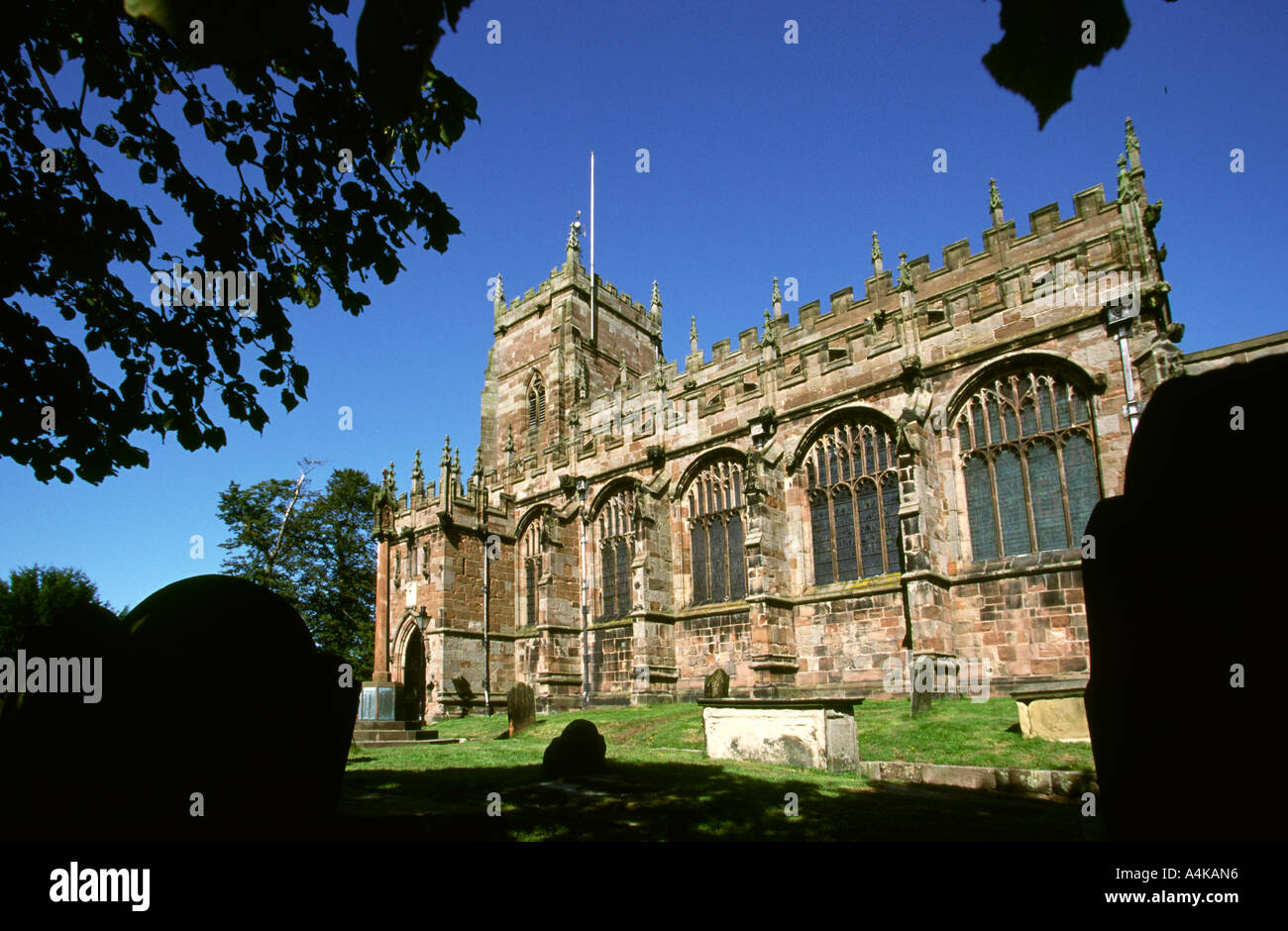 St oswalds church malpas hi-res stock photography and images - Alamy