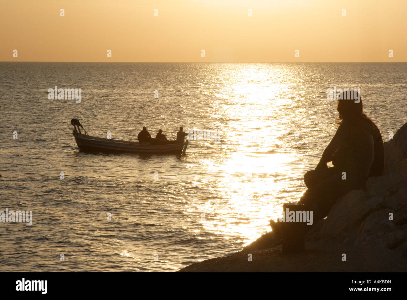 Sunset Byblos Lebanon Stock Photo - Alamy