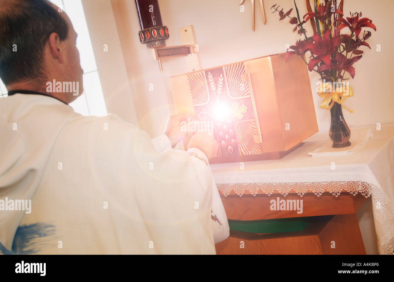 Priest Stands High Resolution Stock Photography and Images - Alamy