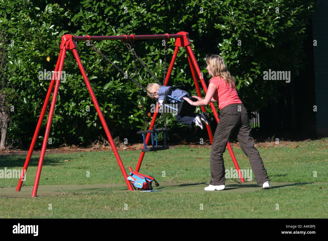 3rd August 2006. Children’s park in the outskirts on Nottingham, Burton ...