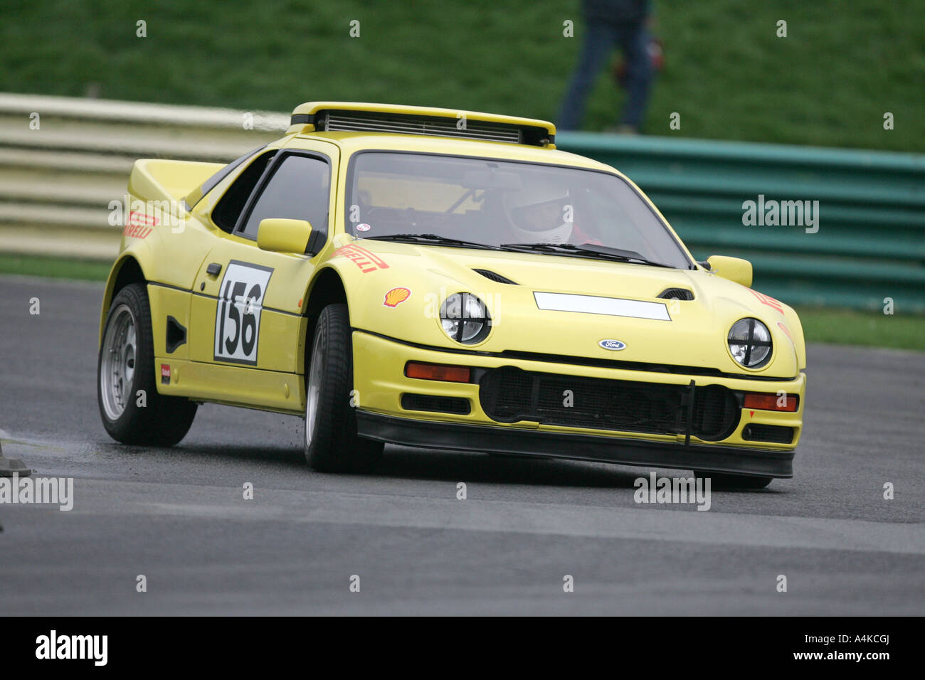 Rare RS200 sprinting at Croft Stock Photo - Alamy