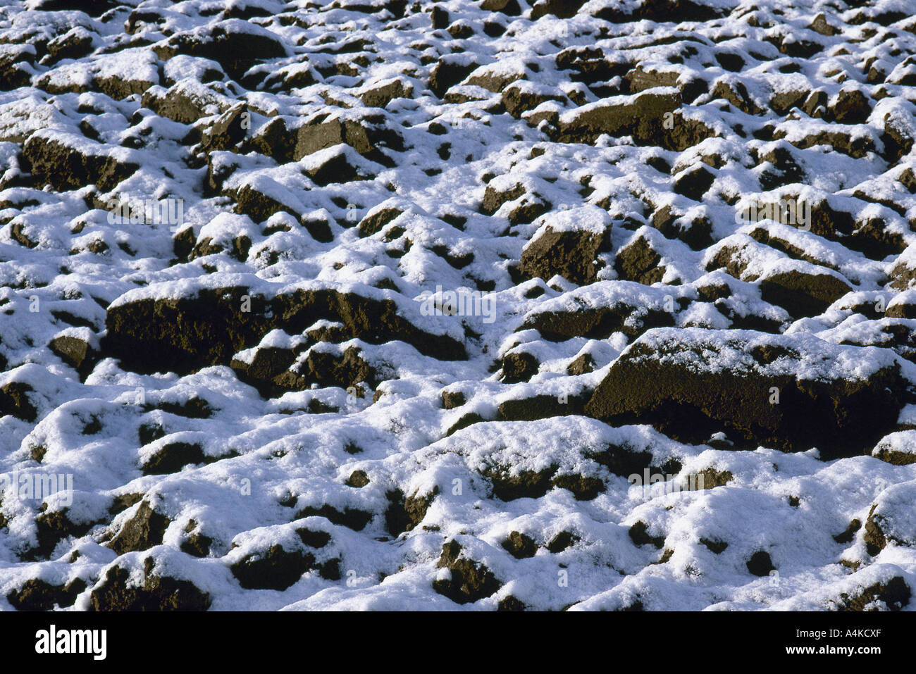 Snow covered ground background hi-res stock photography and images - Alamy