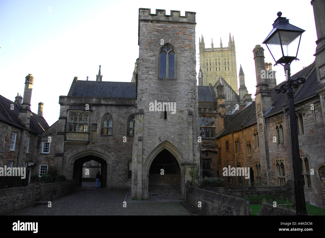 Vicar's Close, Wells Cathedral, Wells, UK Stock Photo - Alamy