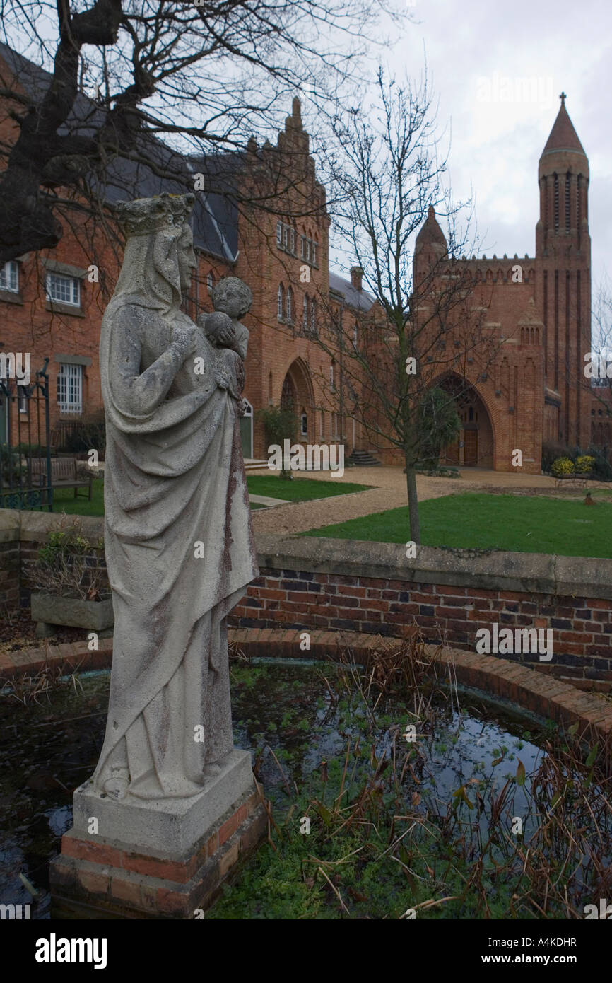 Quarr Abbey 1911 Binstead Isle of Wight Hampshire Stock Photo - Alamy