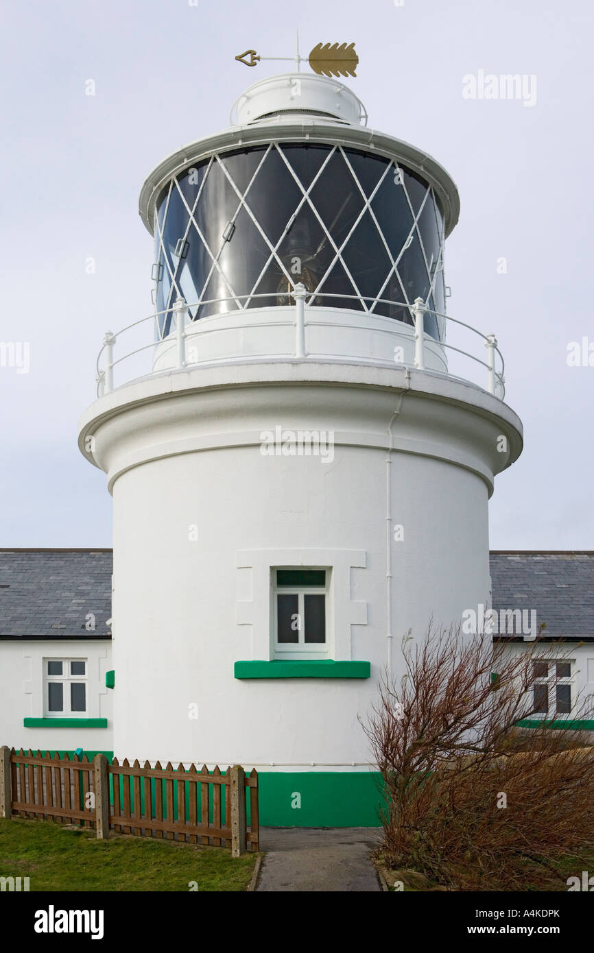 Anvil Point Lighthouse Tower Swanage Purbeck Dorset England Stock Photo ...