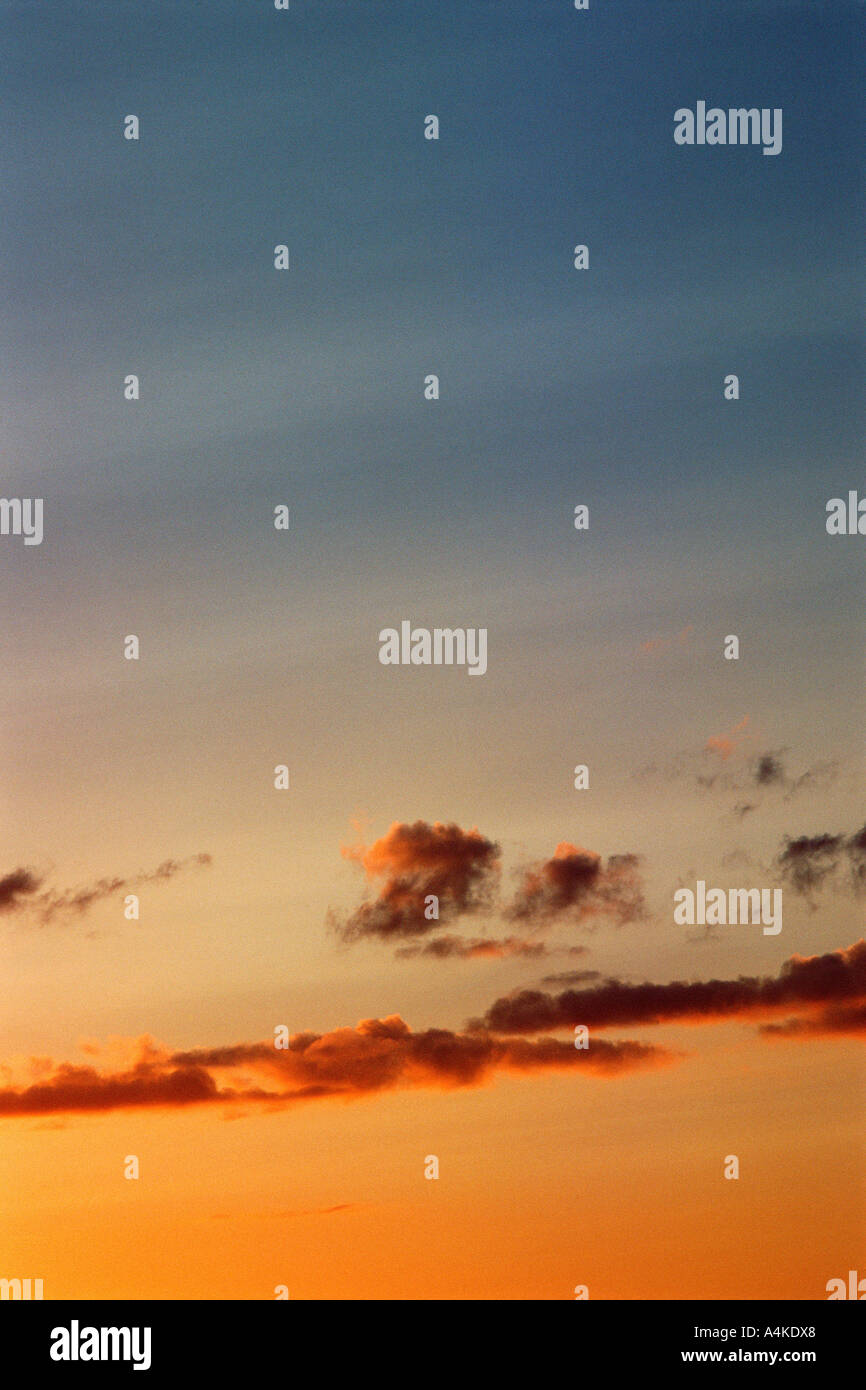 Sky at sunset Stock Photo - Alamy