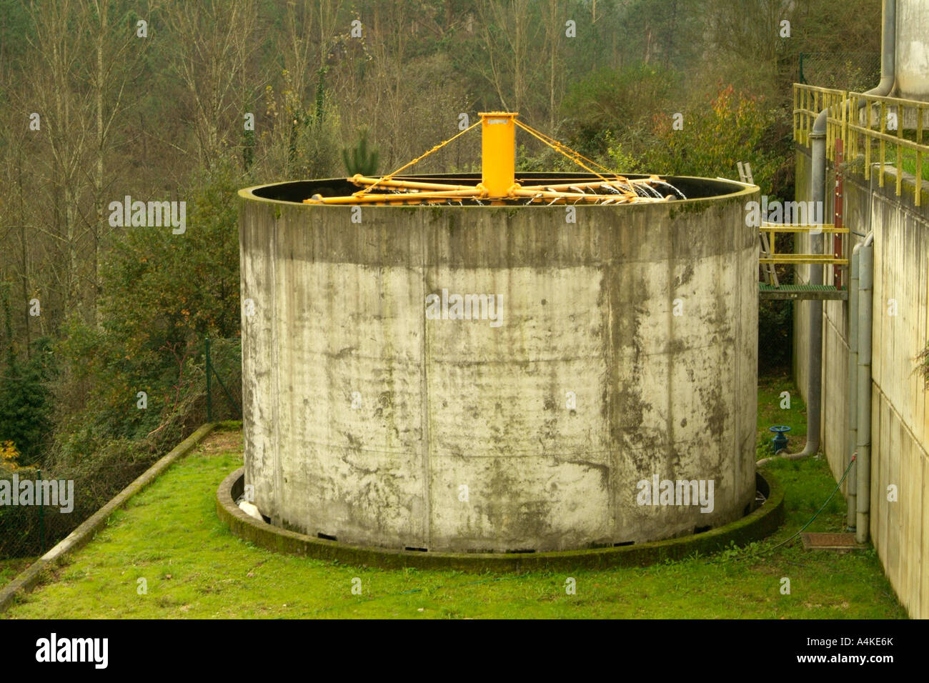 tricking filter in a sewage treatment works Stock Photo - Alamy
