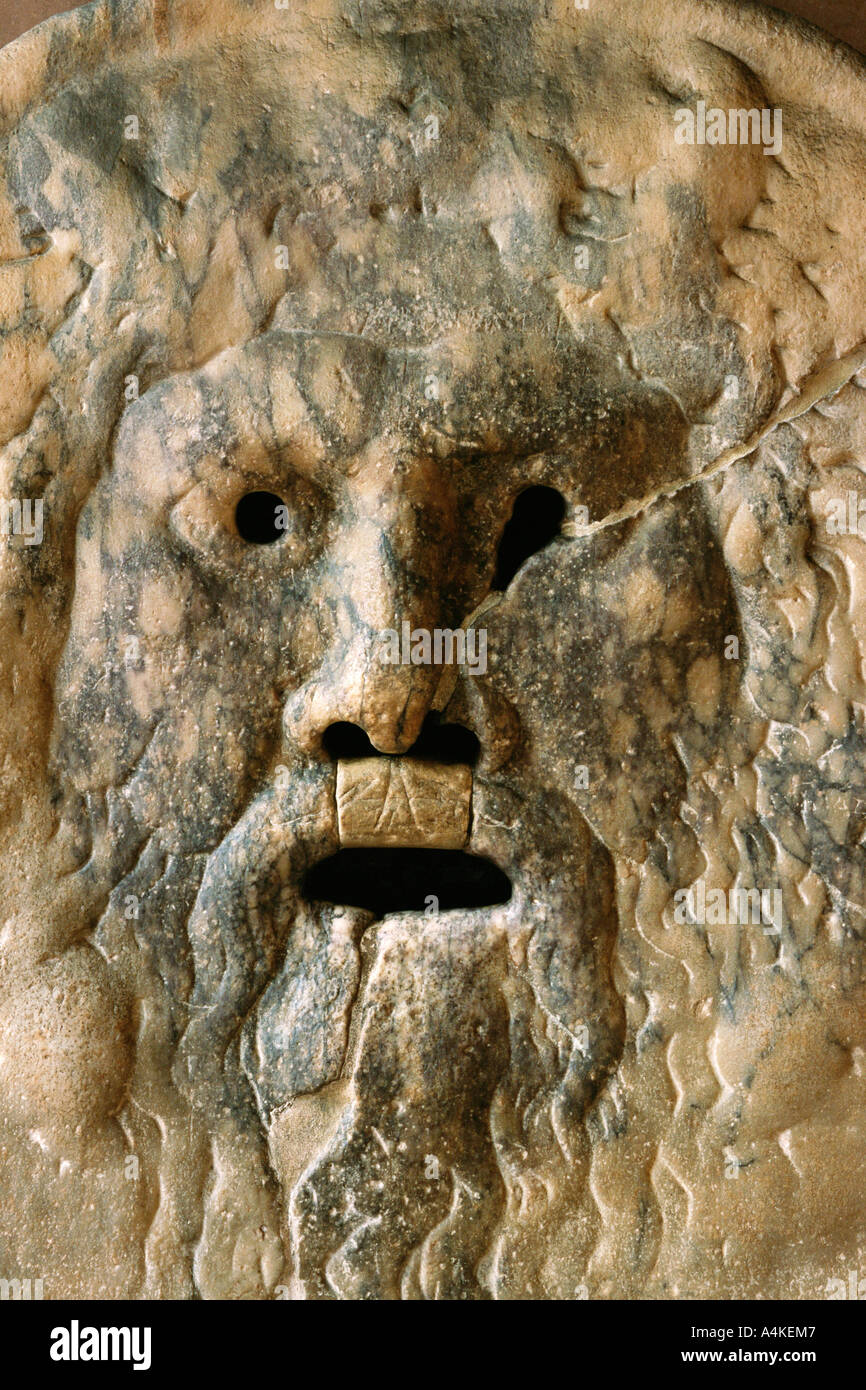 Stone face roman truth mouth hi-res stock photography and images - Alamy