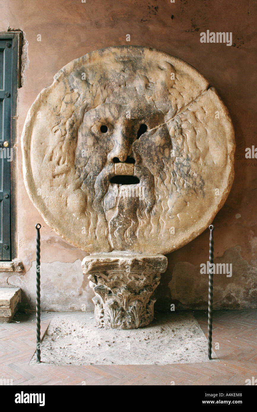 Italy, Rome, Mouth of Truth Stock Photo - Alamy