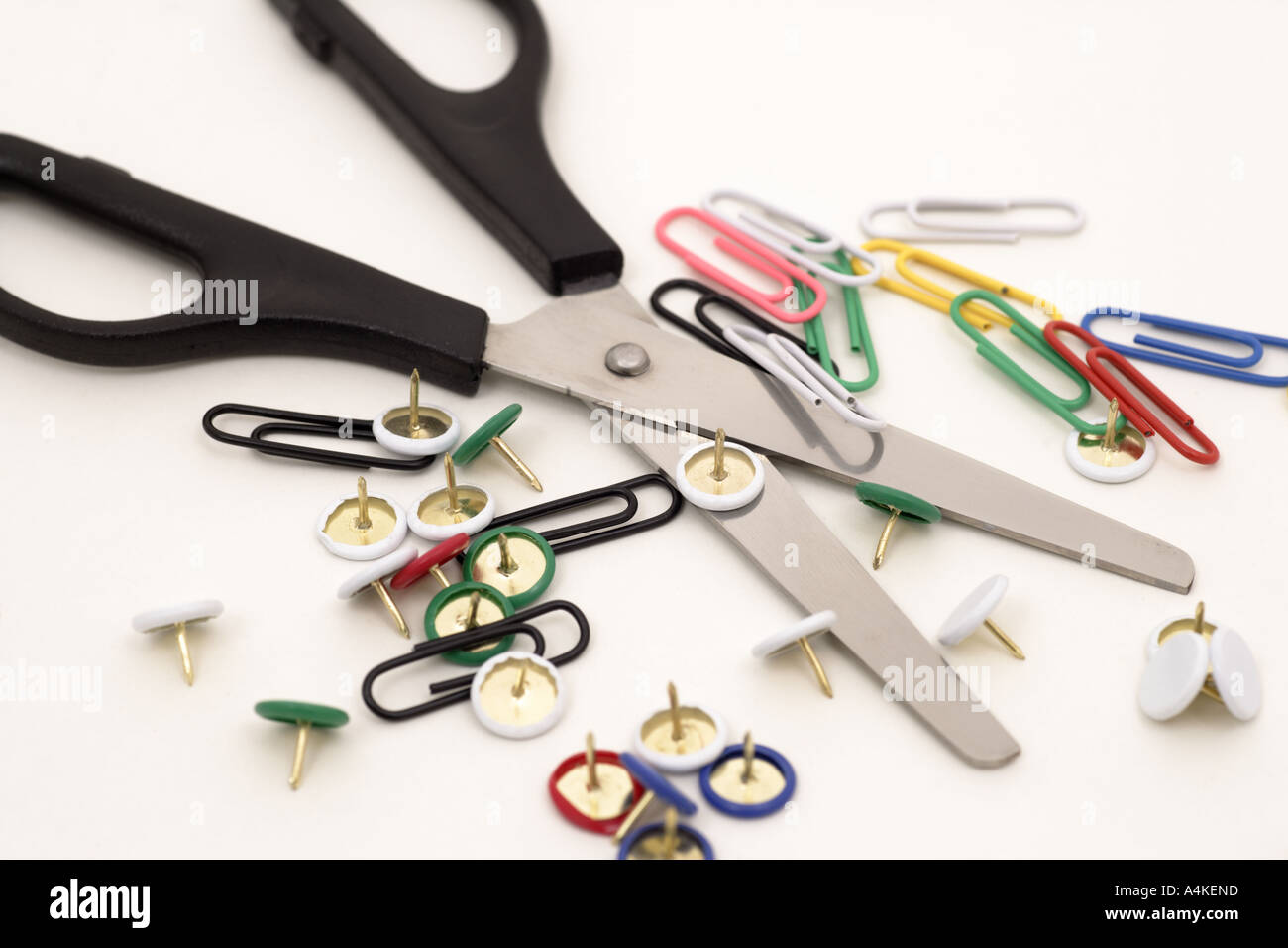 Child scissors pens hi-res stock photography and images - Alamy