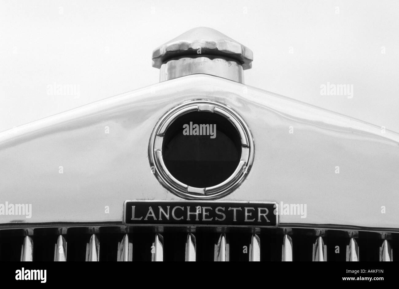 Lanchester car badge. English car manufacturer 1895 to 1956 Stock Photo ...