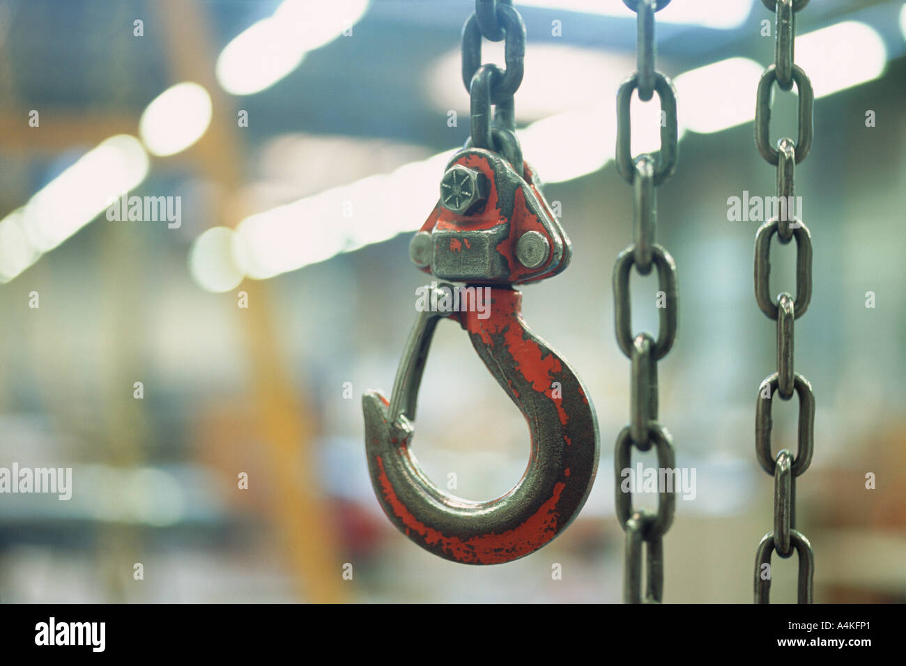 Hook and chain Stock Photo - Alamy