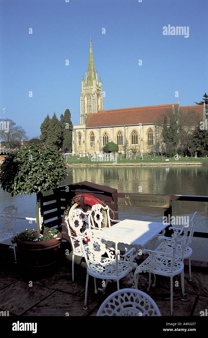 Saints church on river hi-res stock photography and images - Alamy