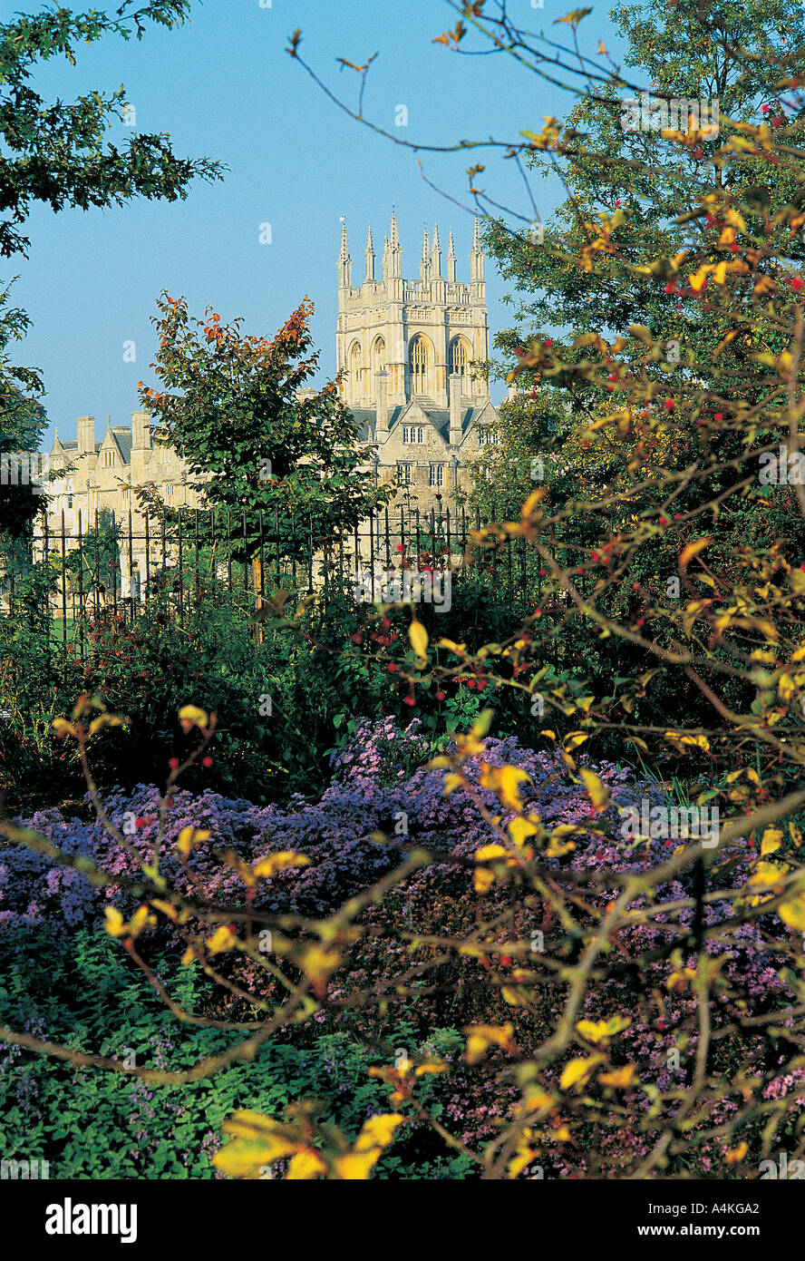 Merton College Tower, Oxford Stock Photo - Alamy