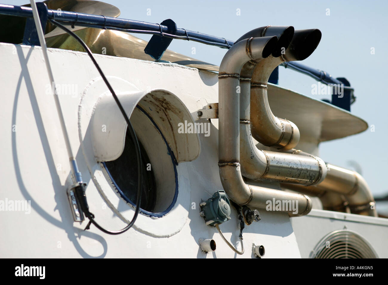 Boat exhaust hi-res stock photography and images - Alamy