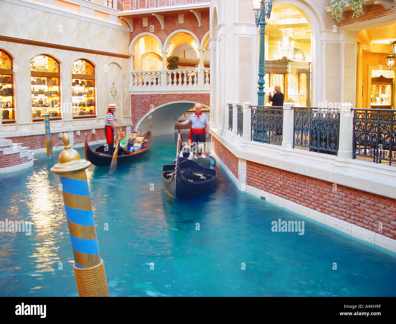 Gondolas inside the canals hi-res stock photography and images - Alamy
