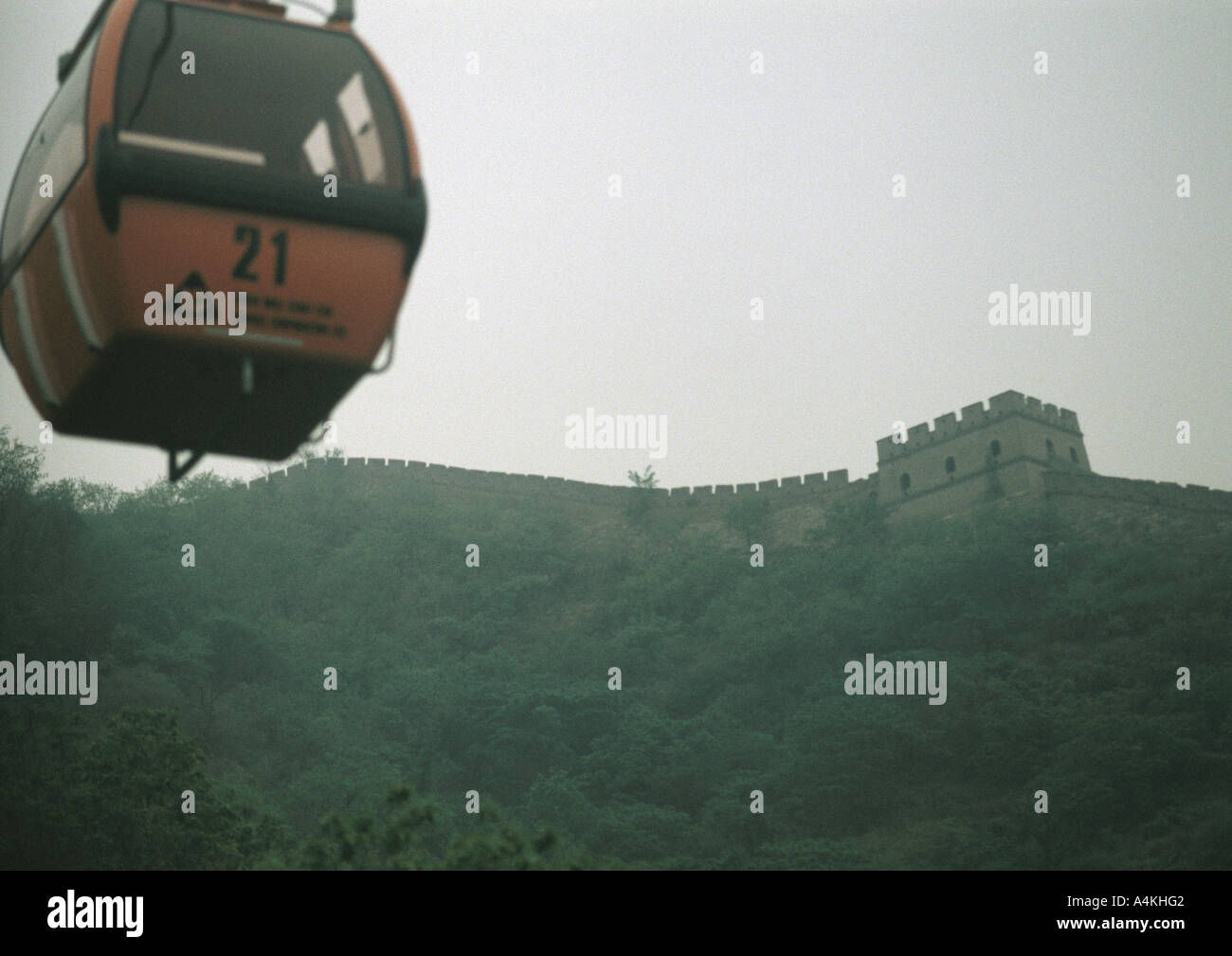 Cable car great wall of china hi-res stock photography and images - Alamy