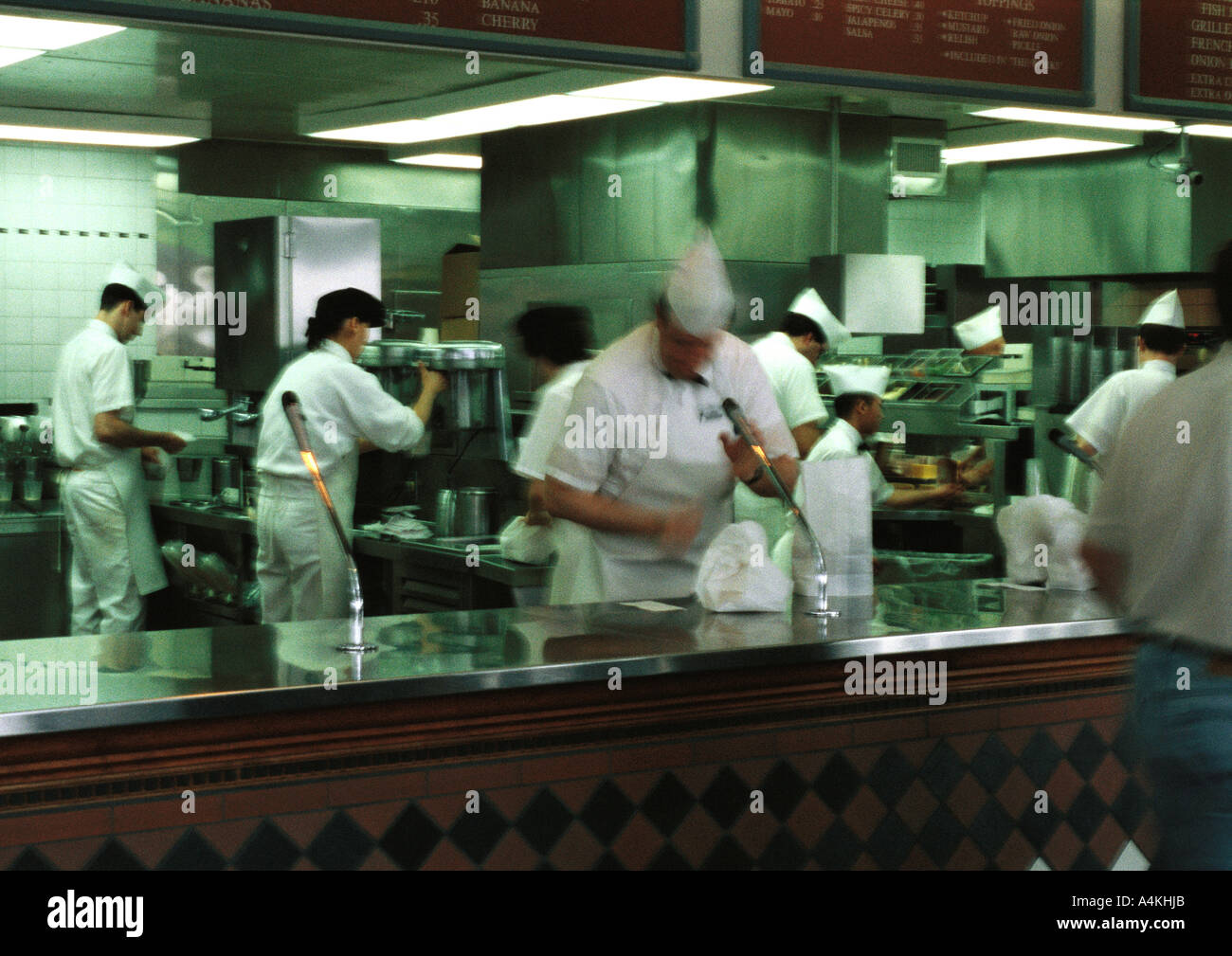 Fast food counters hi-res stock photography and images - Alamy