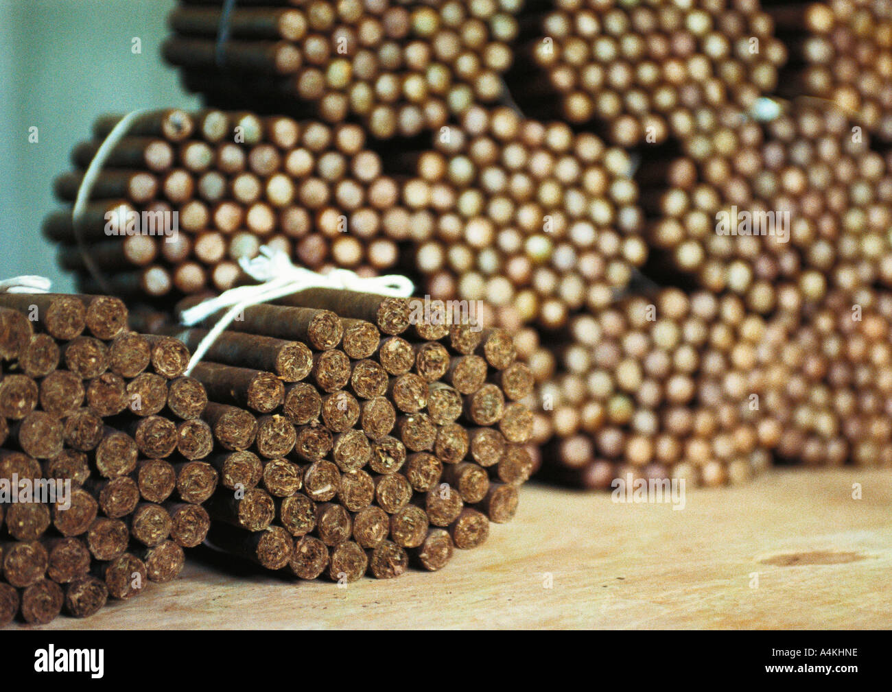 Cuba, Havana, bundles of cigars Stock Photo - Alamy